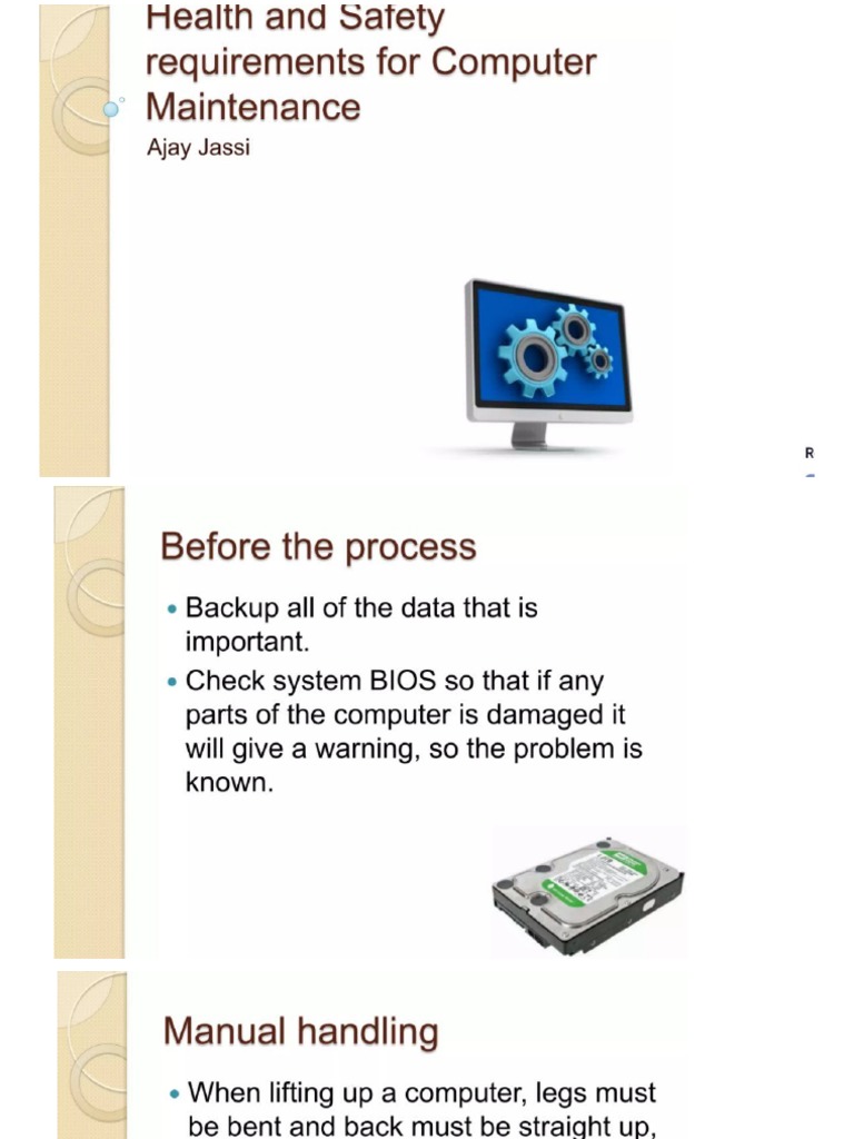 Basic Computer Maintenance | PDF