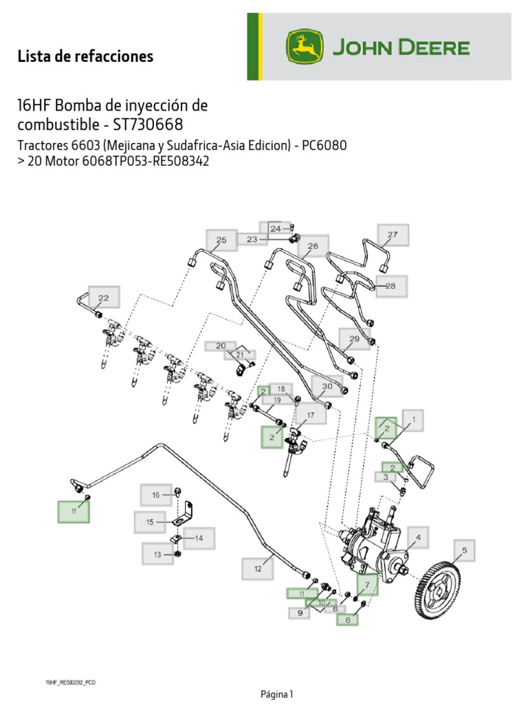 6603 Líneas de Combustible!!! | PDF
