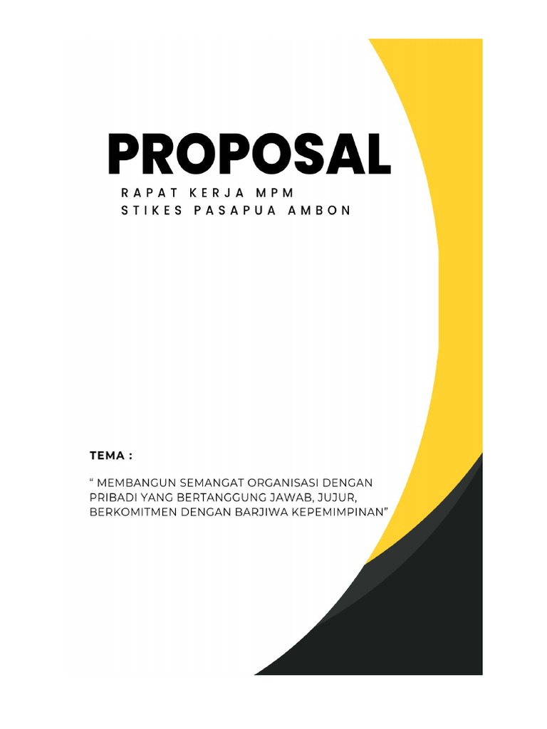 PROPOSAL MPM Edit | PDF