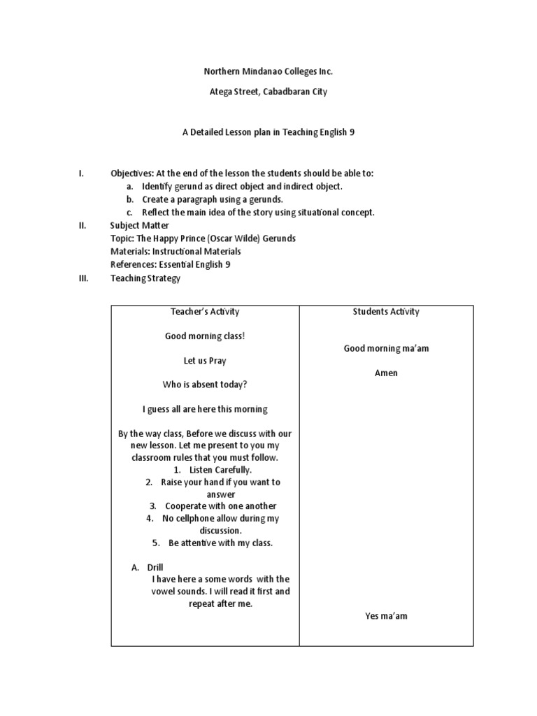 LP For English | PDF | Verb