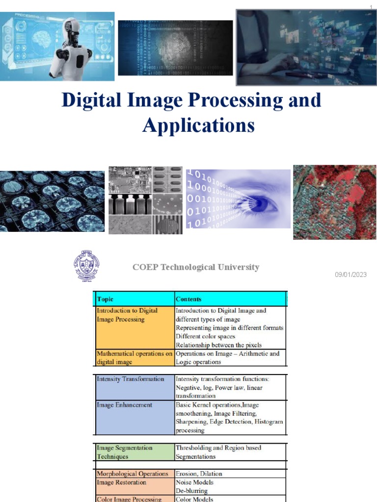 Unit 1 | PDF | Image Resolution | Digital Image