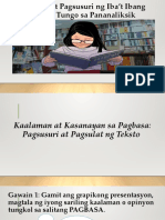 Pagbasa PPT Week3 3RDQ | PDF