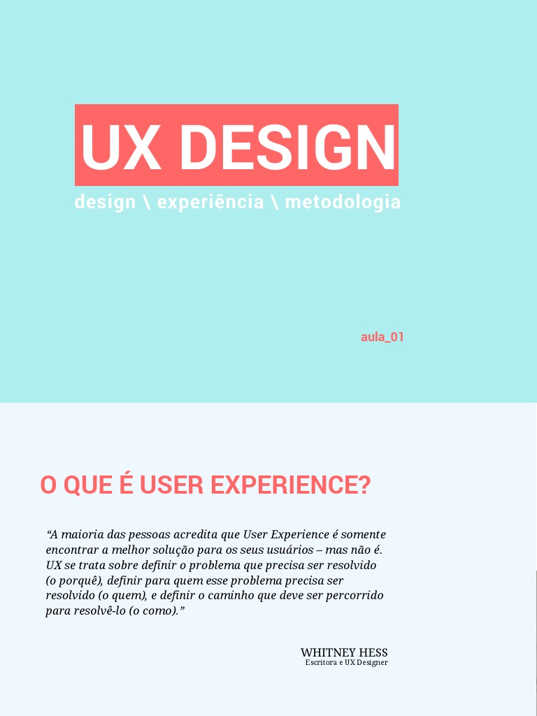 UX Design | PDF | Esboço | Sites