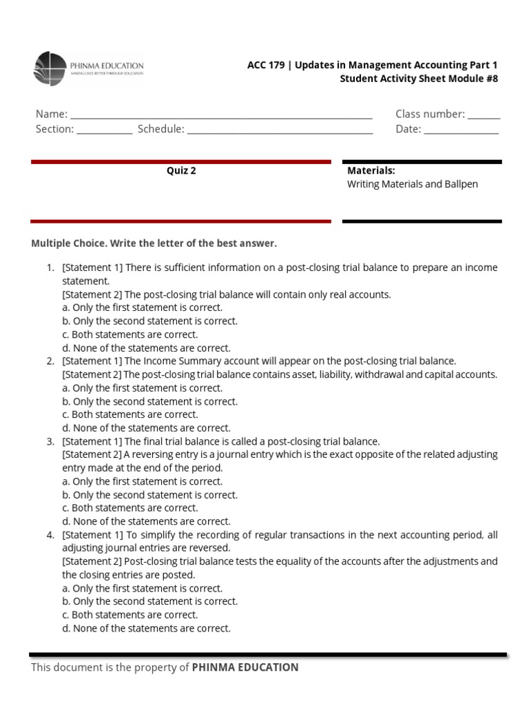 ACC-179 - SAS - Day-8 - Quiz-1 PDF | PDF