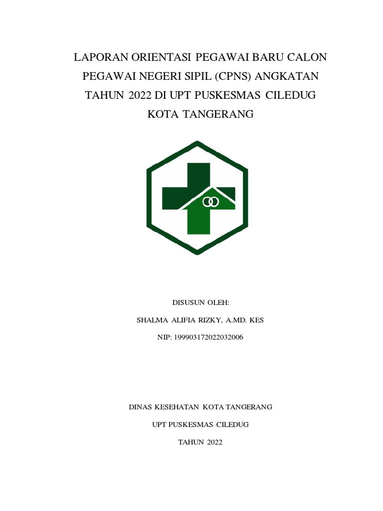 Laporan Orientasi CPNS | PDF