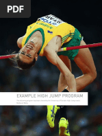 High Jump Techniques and Training Guide | PDF | Recreation | Physical ...