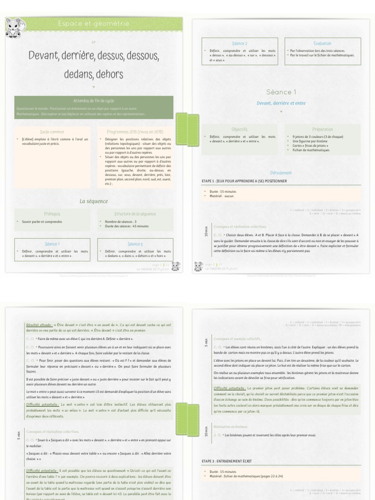 CP - Espace Et Géométrie - Positions 2sur 2 | PDF | Mathématiques