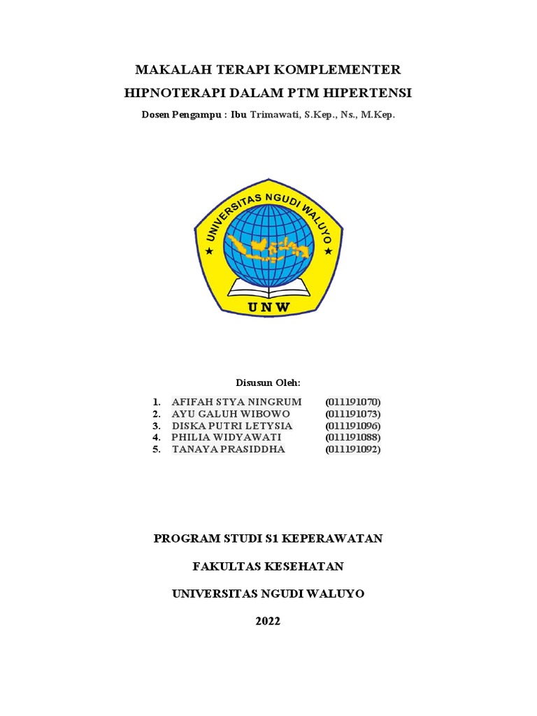 Makalah Terapi Komplementer | PDF