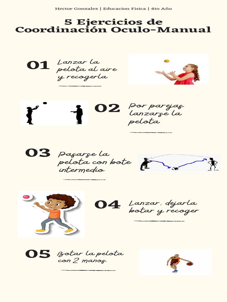 5 Ejercicios de Coordinación Oculo-Manual | PDF