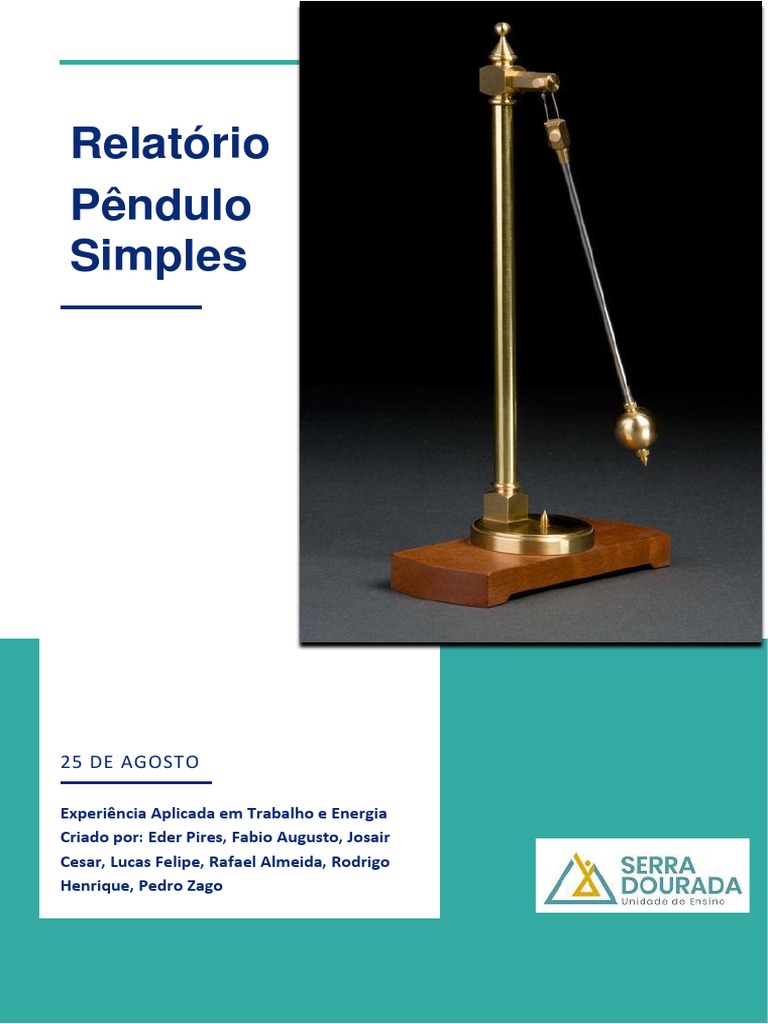 Relatorio - Pêndulo Simples | PDF