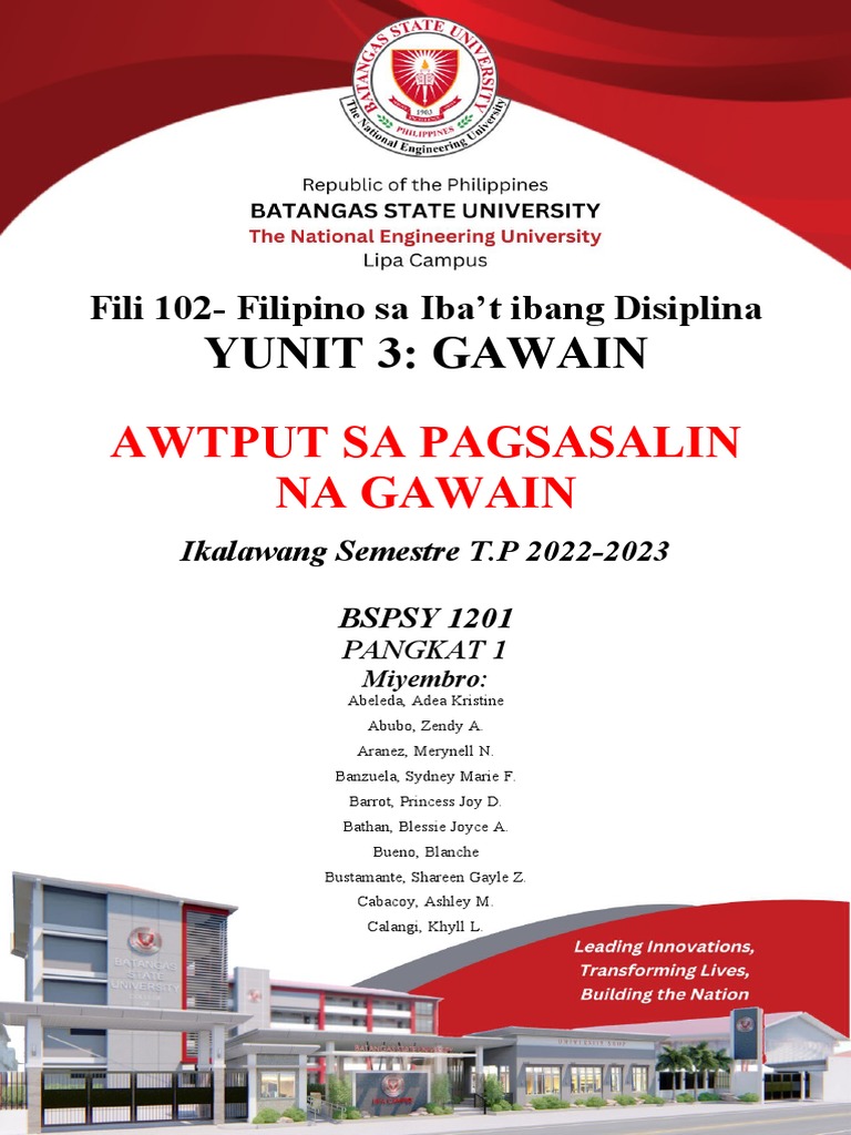 Pangkat 1-Pagsasalin-Bspsy1201 | PDF