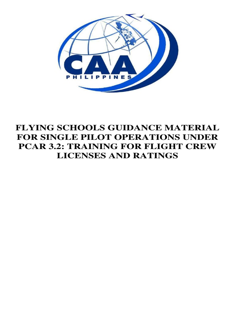 Guidance Material SPO Pcar 3.2 PDF | PDF | Flight Instructor | Air ...