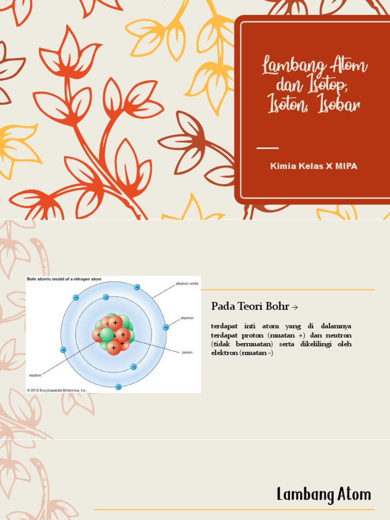Lambang Atom dan Isotop, Isoton, Isobar + konfigurasi | PDF