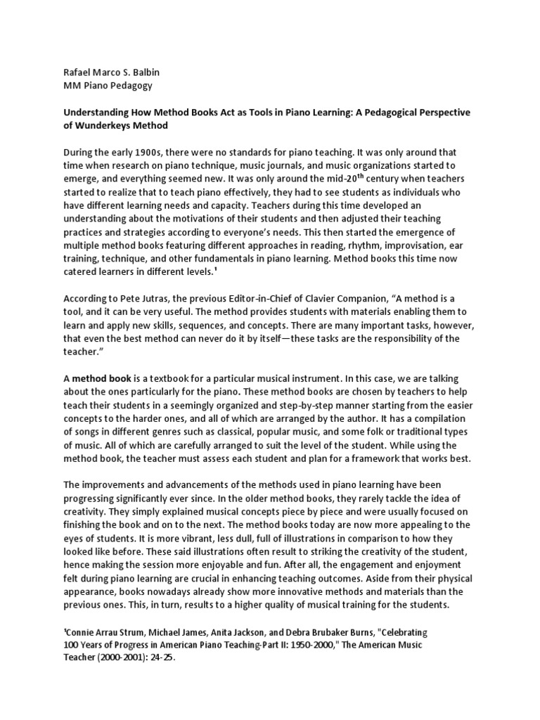 Wunderkeys - Final | PDF | Pedagogy | Teachers