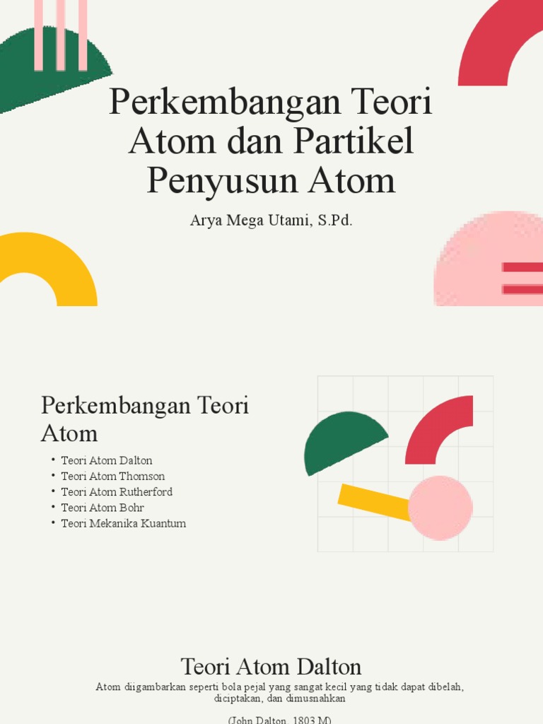 Perkembangan Teori Atom | PDF