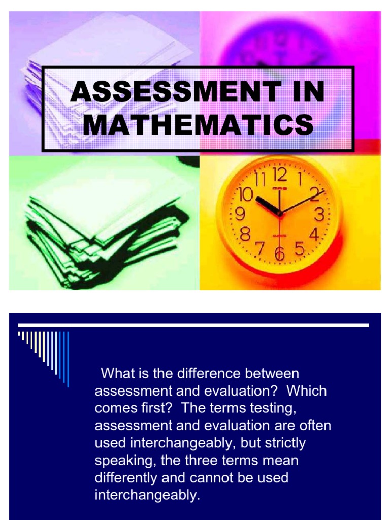 Assessment in Mathematics | PDF | Educational Assessment | Rubric ...