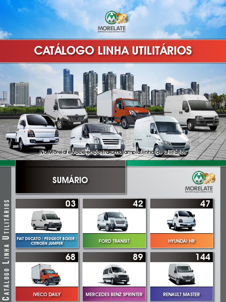 Catalogo Linha Utilitarios PDF | PDF | Veículos comerciais | Transporte ...