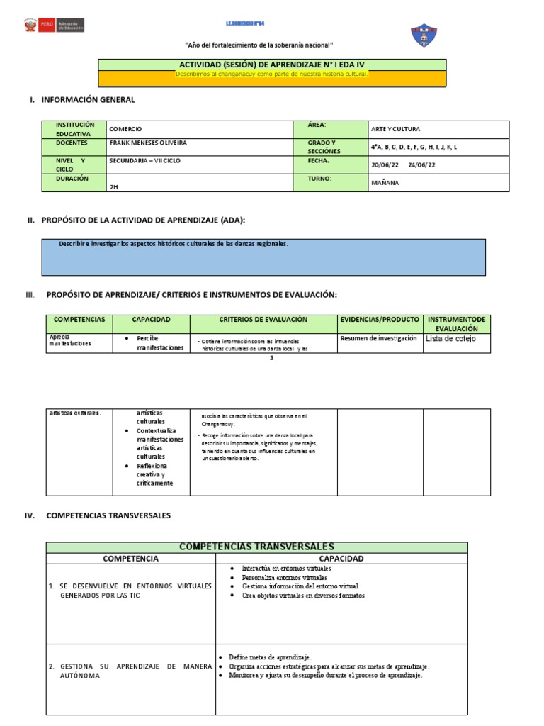 Sesion I EDA IV | PDF | Evaluación | Aprendizaje