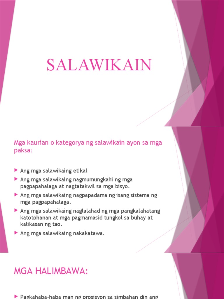 SALAWIKAIN | PDF