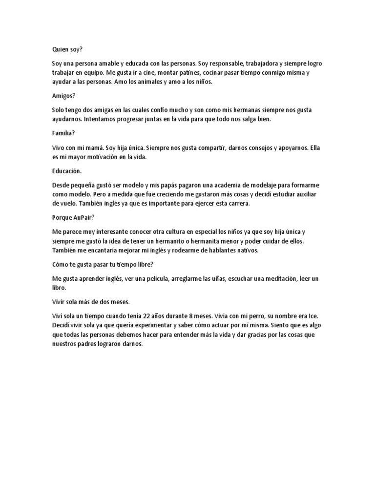 Soy Una Persona Amable y Educada Con Las Personas | PDF