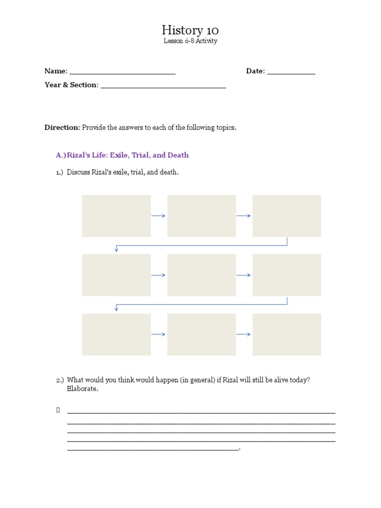 Pamela Morales - History 10 - Lesson 6-8 | PDF | Philippines