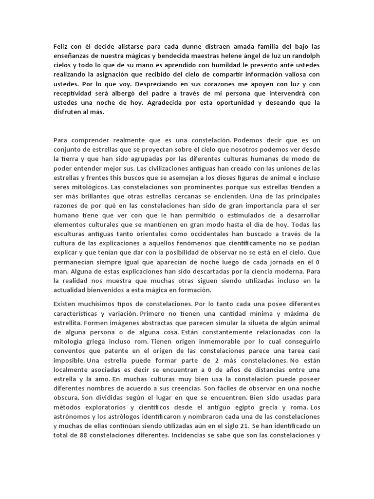 Los Signos Zodiacales Andreina | PDF | Constelación | Zodíaco