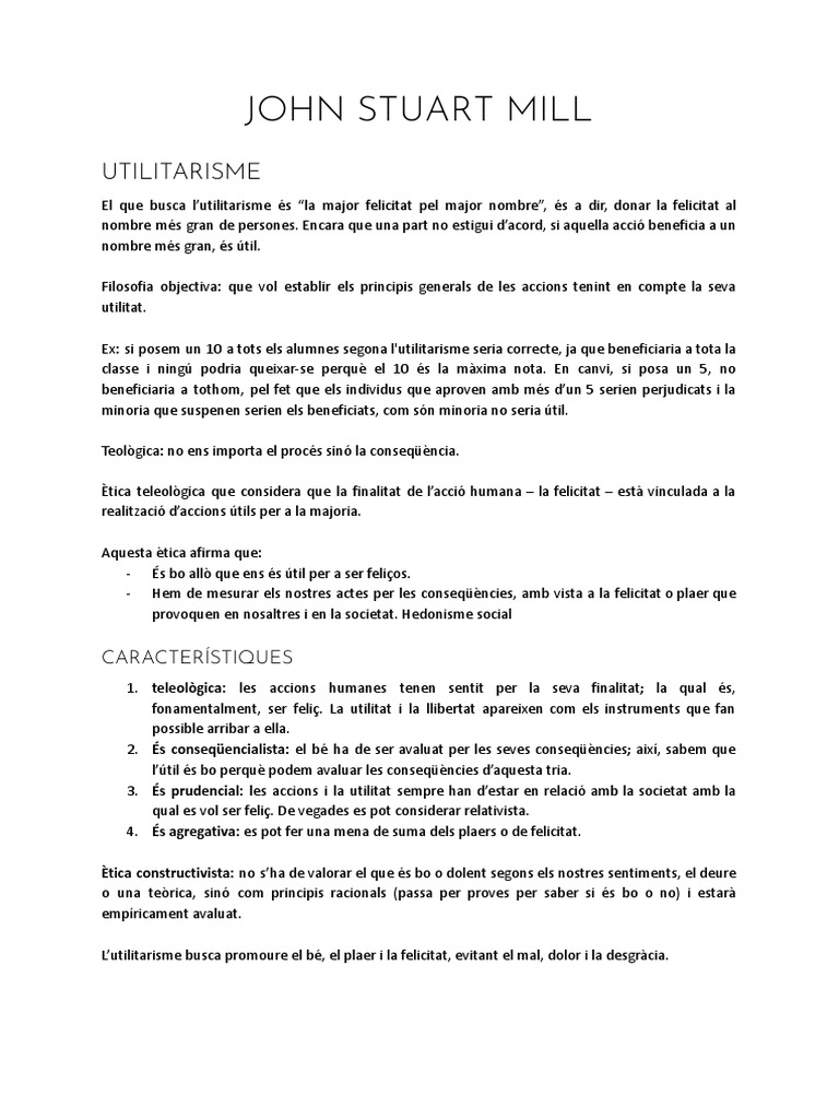 Stuart Mill | PDF