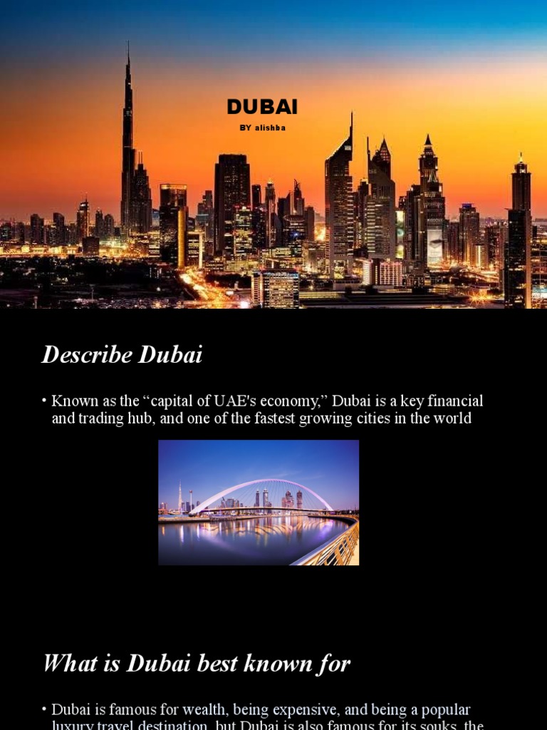 Overview of Dubai's Significance | PDF | Travel