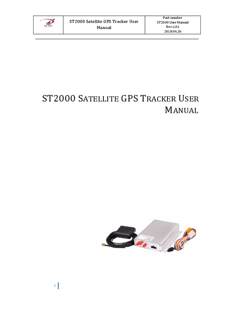 ST2000 4g User Manual v1.01 | PDF | Communications Satellite | Mobile App