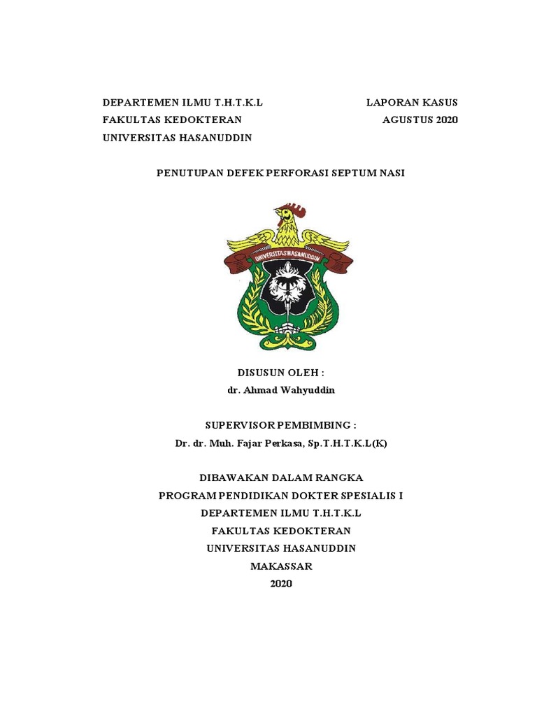 Lapsus Penutupan Defek Septum | PDF