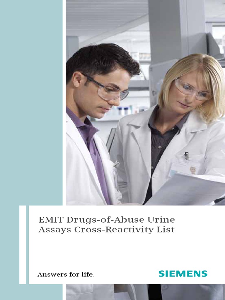 Emit Drugs of Abuse Cross Reactivity List | PDF | Pharmacy | Clinical ...