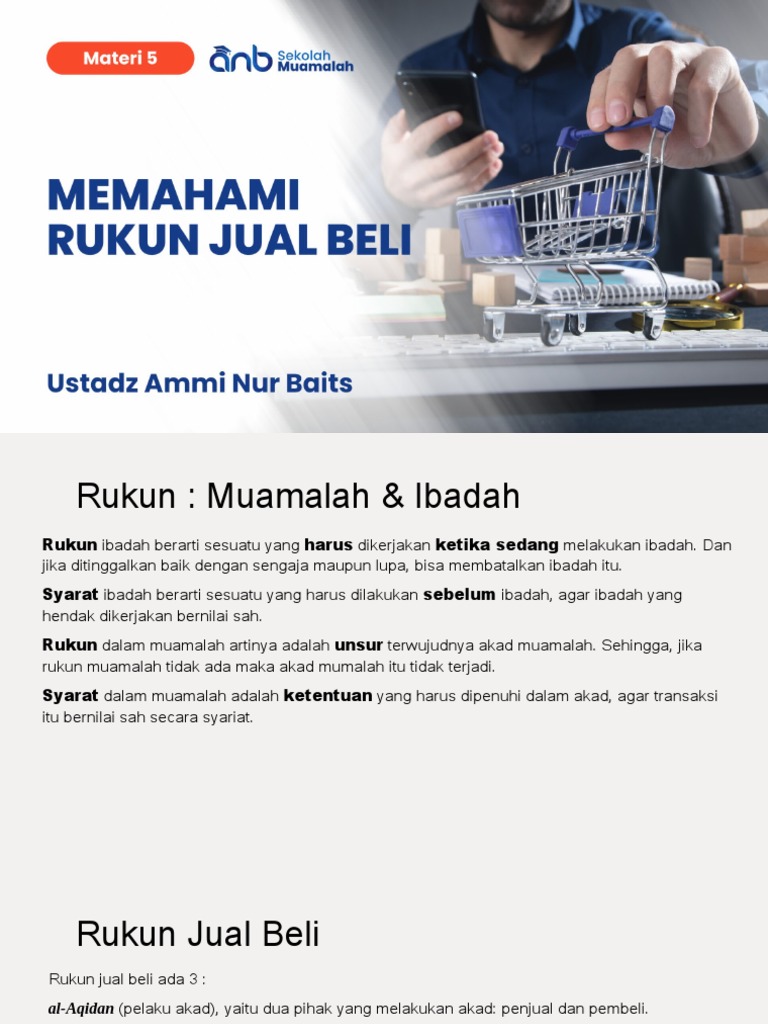 05 Memahami Rukun Jual Beli | PDF