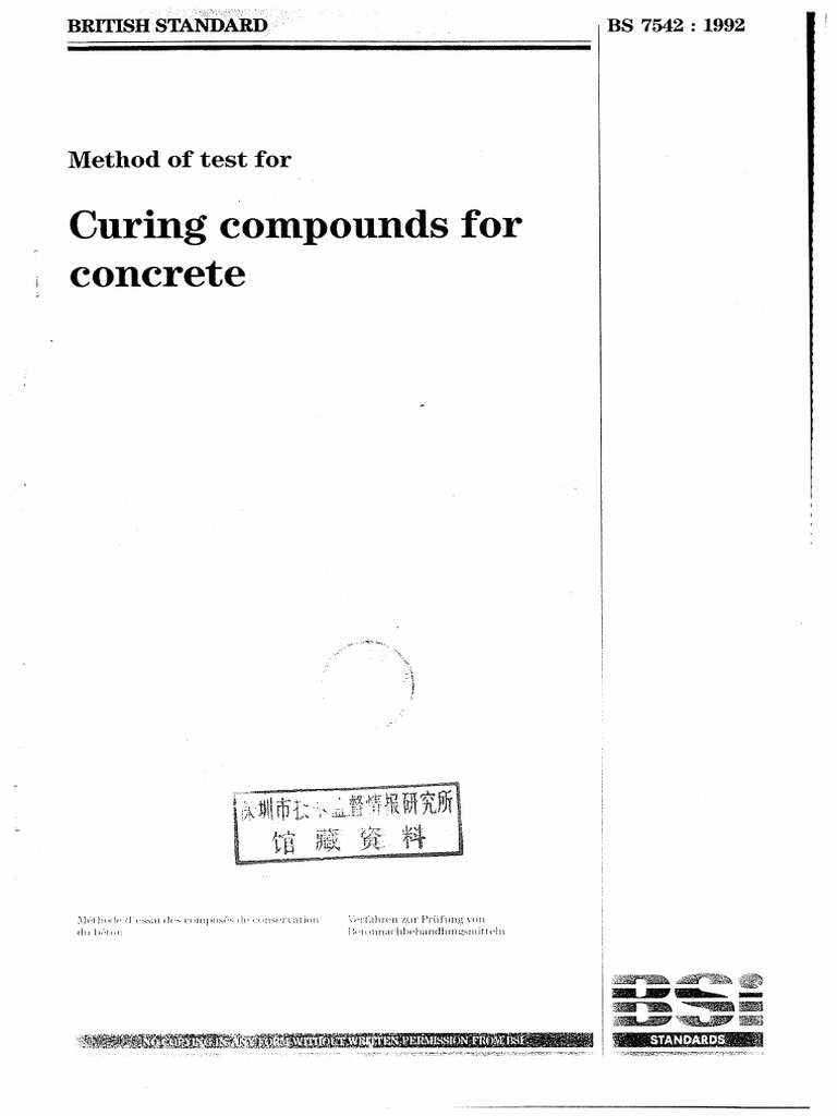 BS 7542-1992 | PDF