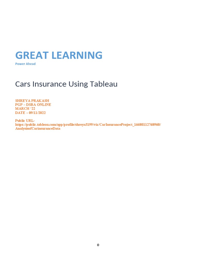 Data Visualization Project Shreya | PDF | Insurance | Pickup Truck Data Visualization Project Shreya | PDF | Insurance | Pickup Truck