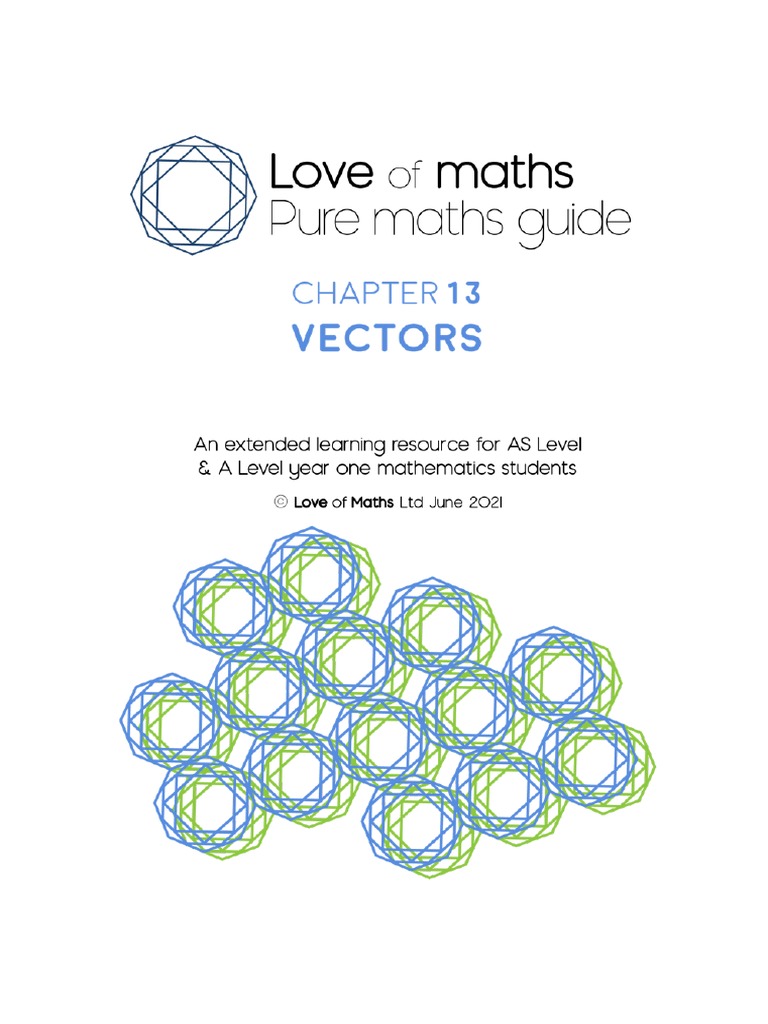 Vectors Chapter - Pure Maths Guide From Love of Maths | PDF | Euclidean ...