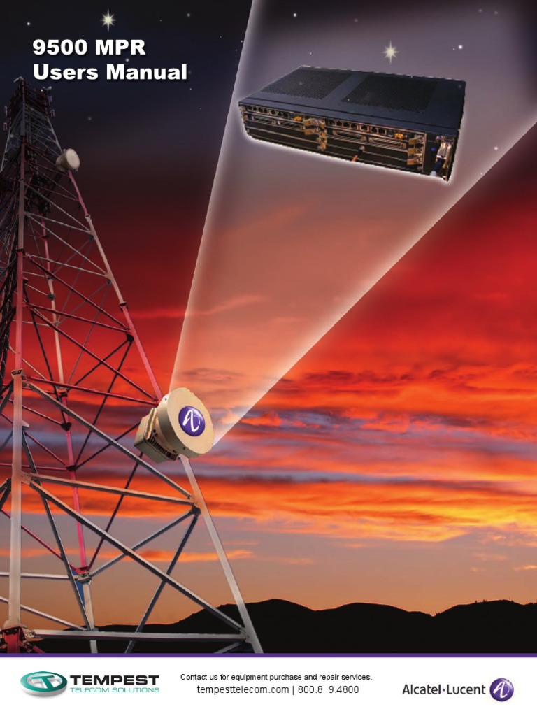 9500 MPR Users Manual Tempest Telecom Solutions | PDF | Computer ...