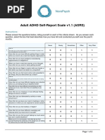 ADHD Conners Self-Report Teen | PDF | Attention Deficit Hyperactivity ...