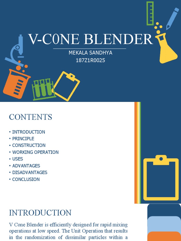 187Z1R0025-V Cone Blender | PDF