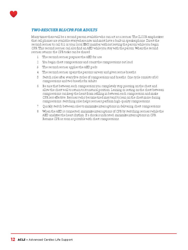 2022 Acls Handbook 1 30 13 30 Pdf Pdf Electrocardiography