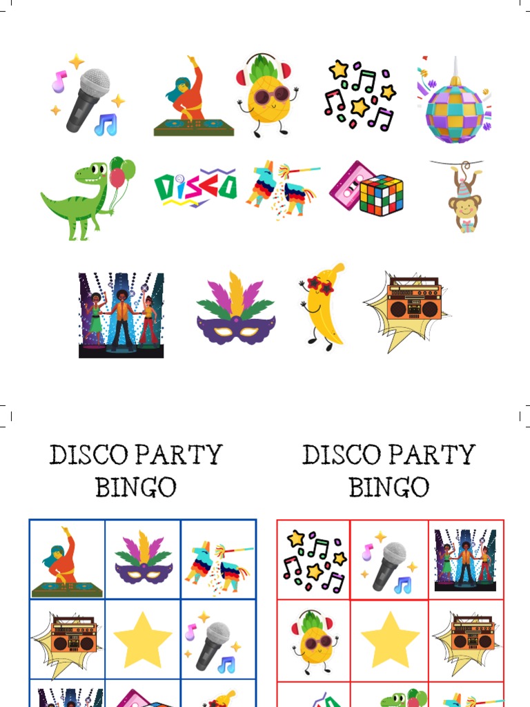 Bingo Disco Party Theme | PDF
