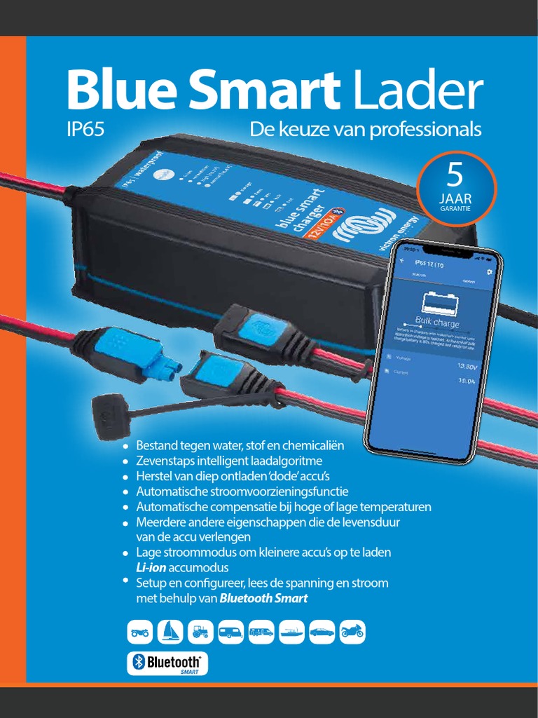 Datasheet Blue Smart IP65 Charger 230V A4 NL | PDF