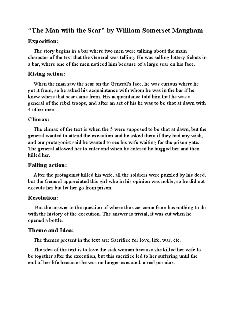 The Man With The Scar | PDF