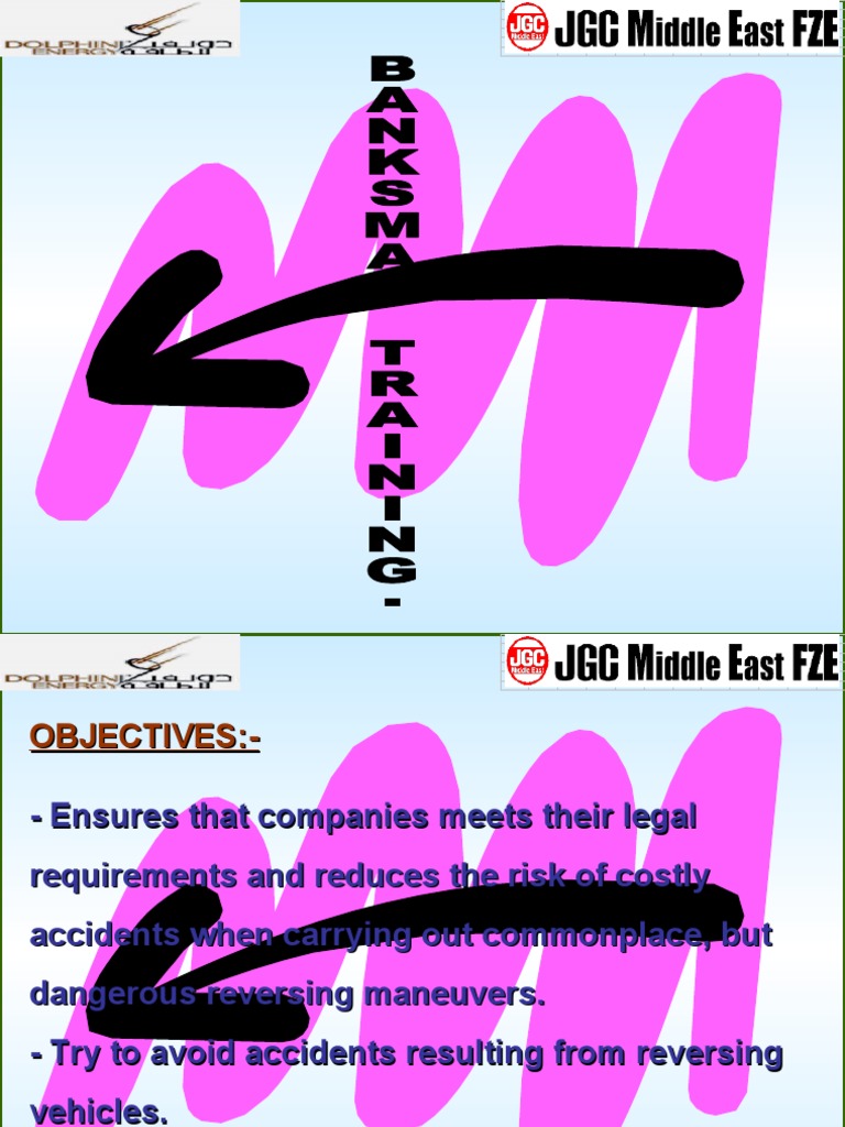 JGC Banksman | PDF | Traffic | Risk