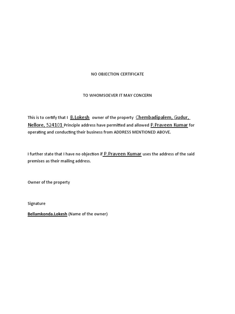 Consent Letter | PDF