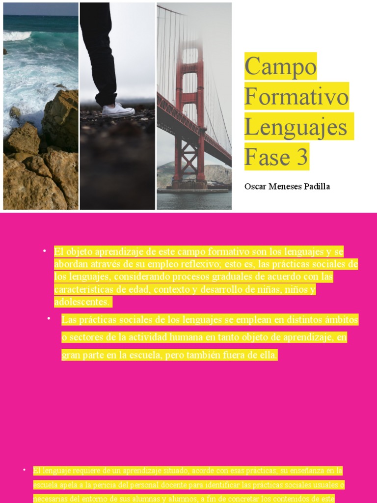 Campo Formativo Lenguaje Fase 3 | PDF | Escritura | Literatura