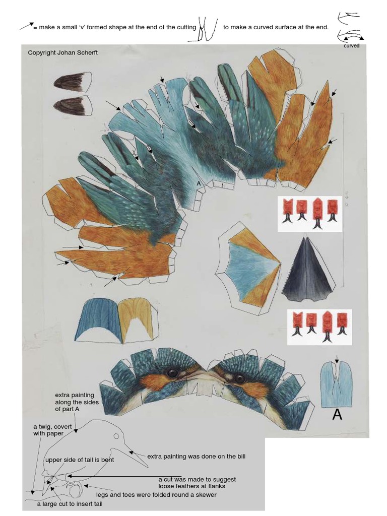 Papercraft KingFisher | PDF