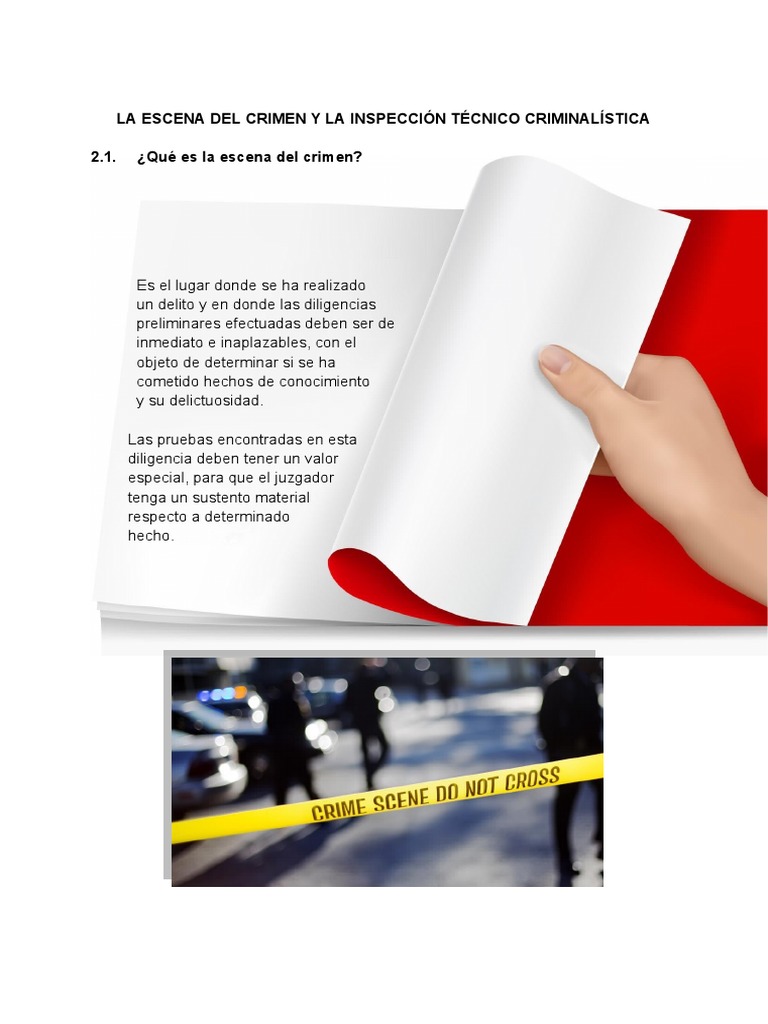 Análisis de la Escena del Crimen | PDF | Crímenes | Crimen y violencia