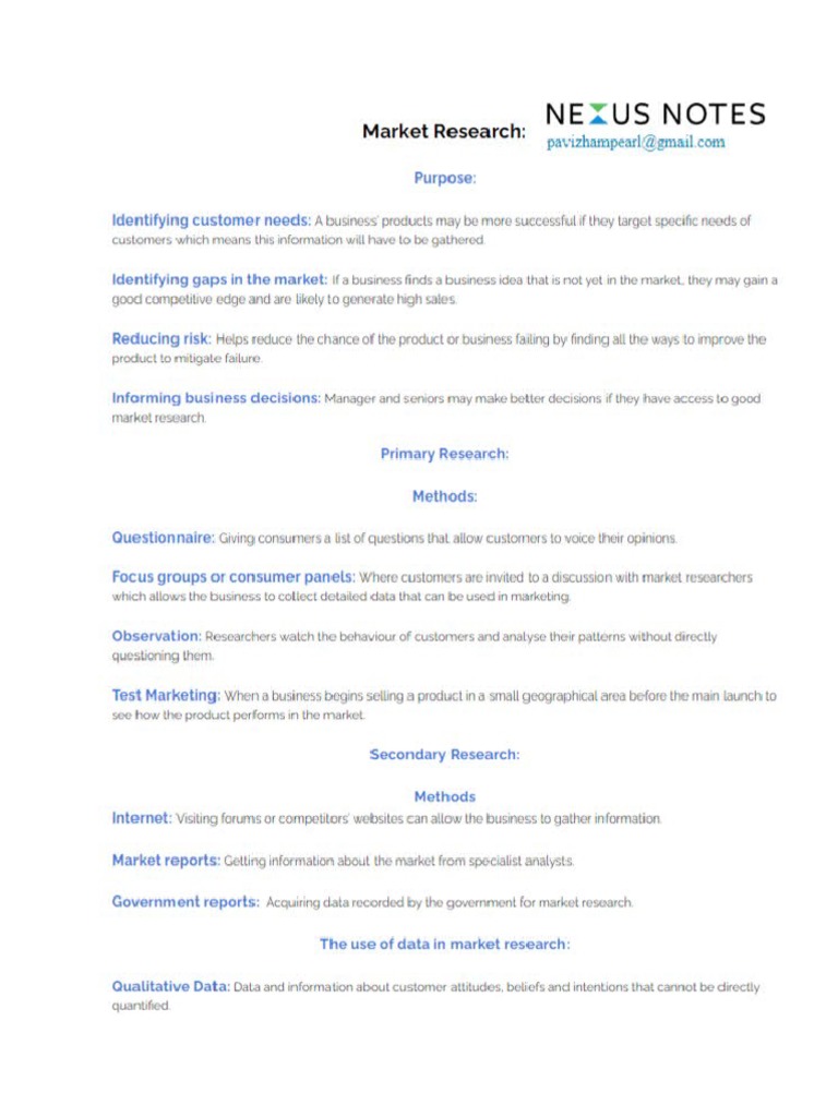 Nexus Notes | PDF