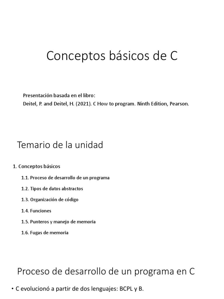 Unidad I Conceptos Básicos PDF | PDF | Programa de computadora | Programación