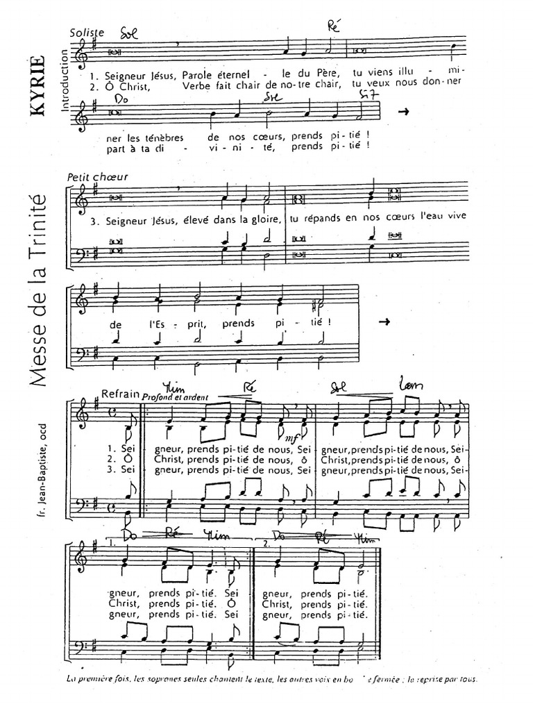 Messe de La Trinité | PDF